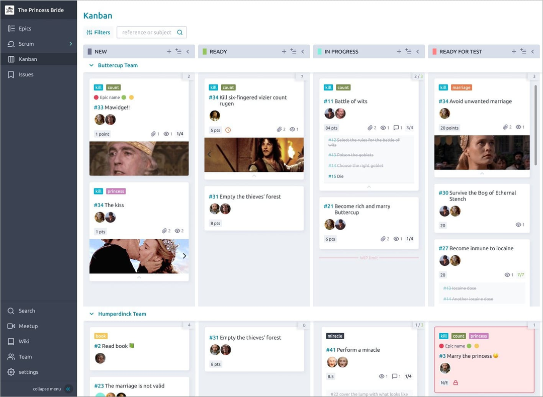 Taiga: Your opensource agile project management software