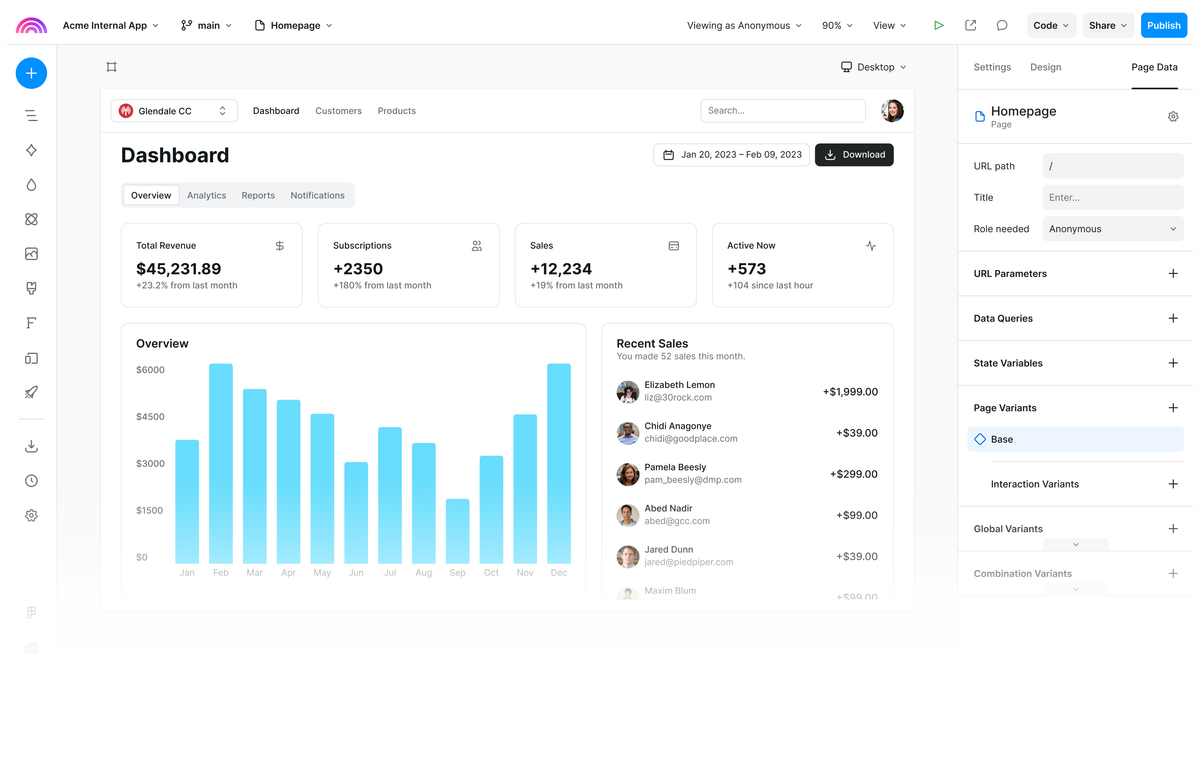 Plasmic | Build powerful apps fast— without the limits