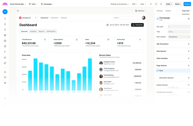 React App Builder Without Limitations Plasmic