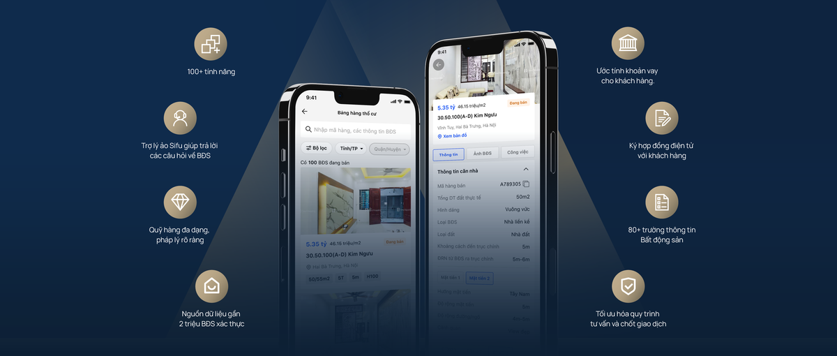 Hình ảnh hoạt động môi giới của OneHousing