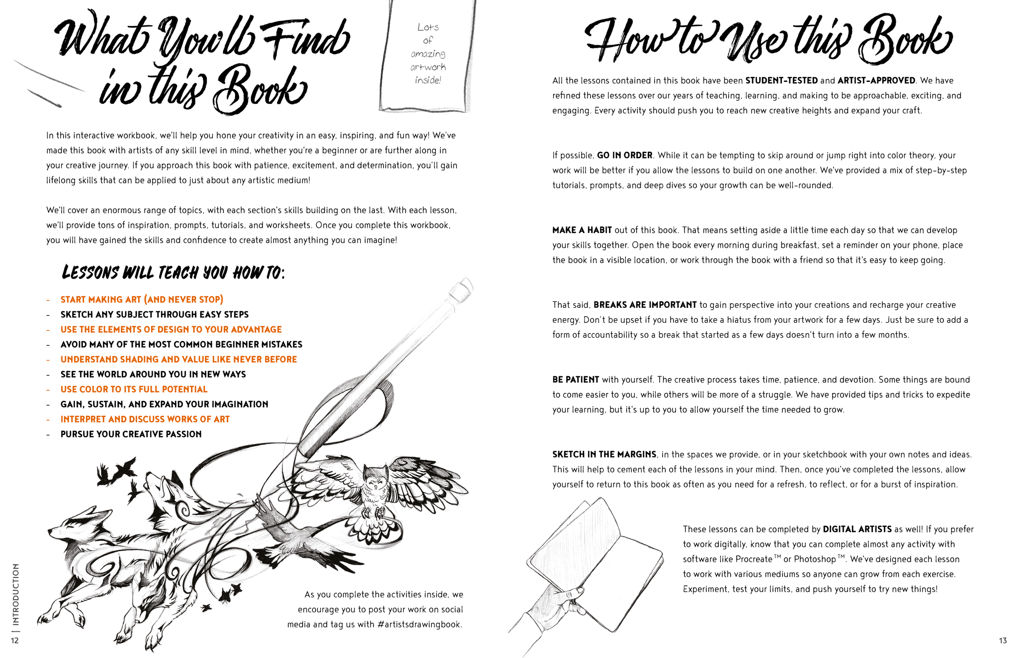 THE ARTIST'S DRAWING BOOK | HOME