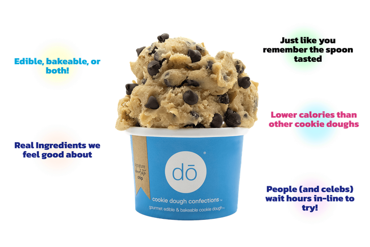 Delicious Edible Cookie Dough by Cookie Do | Shop Now