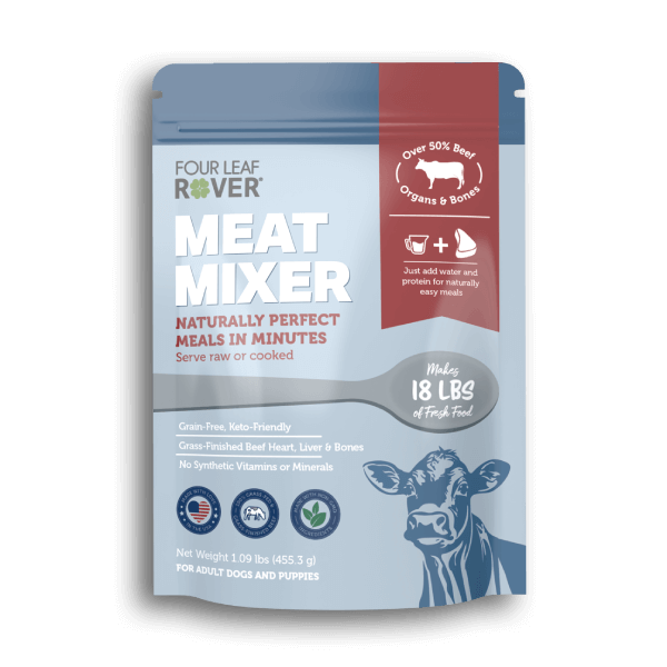 Meat Mixer - Homemade Dog Food Supplement | Four Leaf Rover®