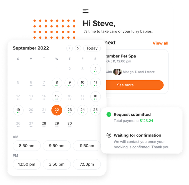 Online Booking Software for Pet Grooming Businesses | MoeGo