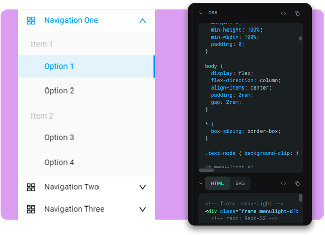An open source design tool that speaks real code.