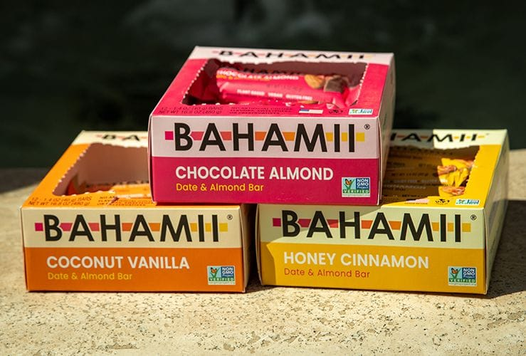 Bahamii Bars | Vegan, gluten-free, no added sugar date bars.