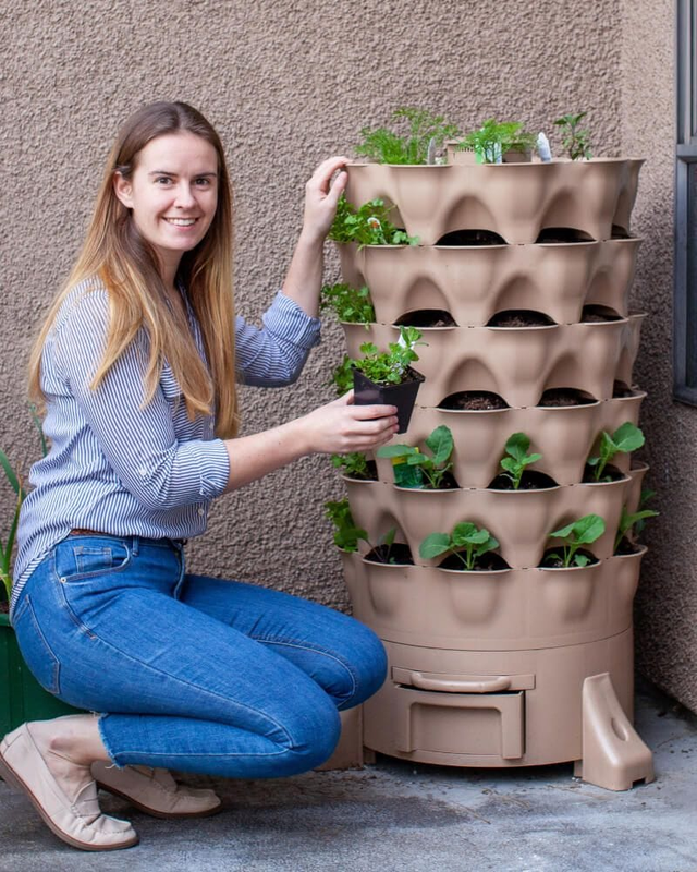 Garden Tower 2™ | Award-Winning Vertical Garden Planters
