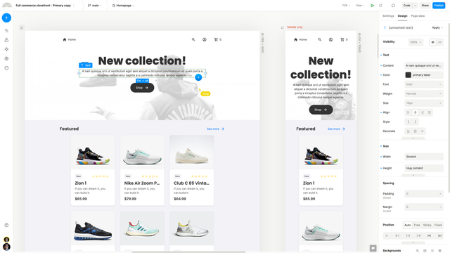 Plasmic | Build powerful apps fast— without the limits