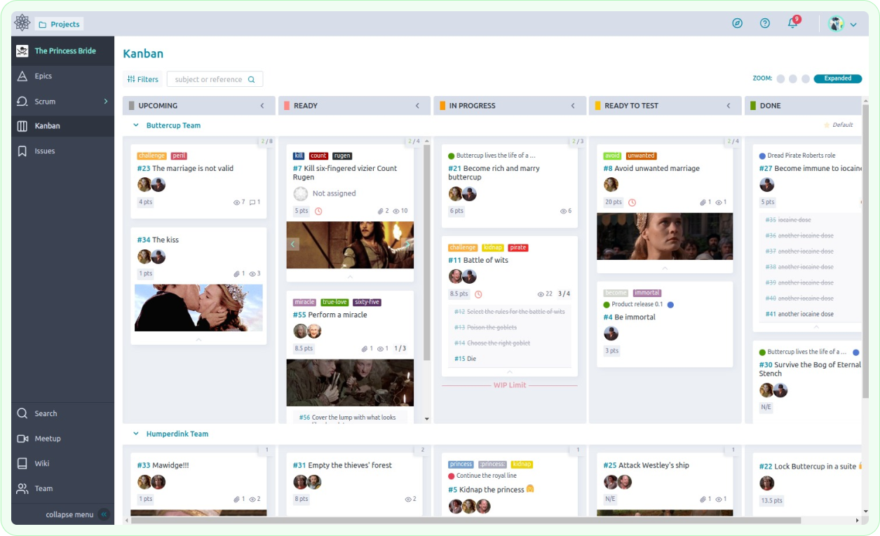 Taiga: Your opensource agile project management software