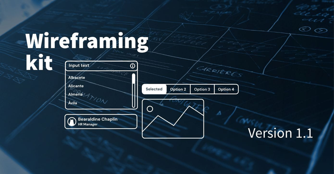 Penpot Libraries & Templates | Wireframes kit