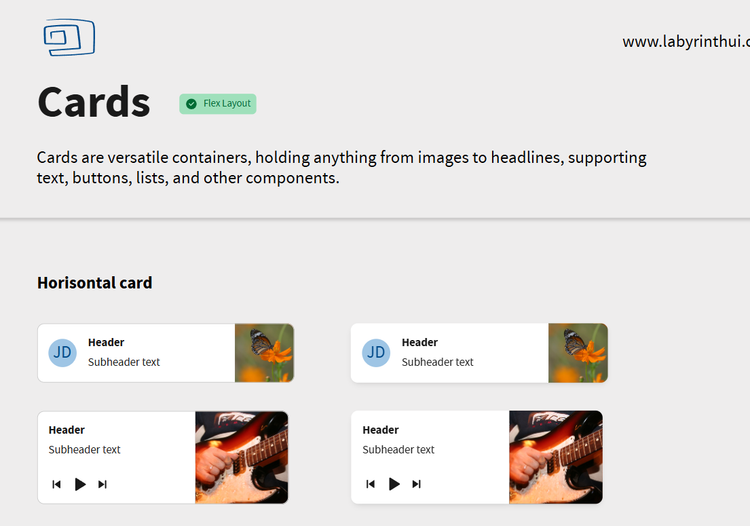 Penpot Libraries & Templates | Labyrinth UI free kit