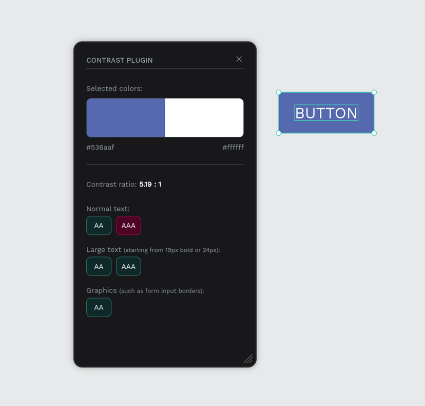 Penpot Plugin | Contrast checker